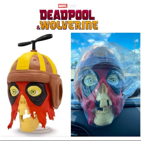 Marvel | Other | Deadpool And Wolverine Headpool Amc Popcorn Bucket In ...
